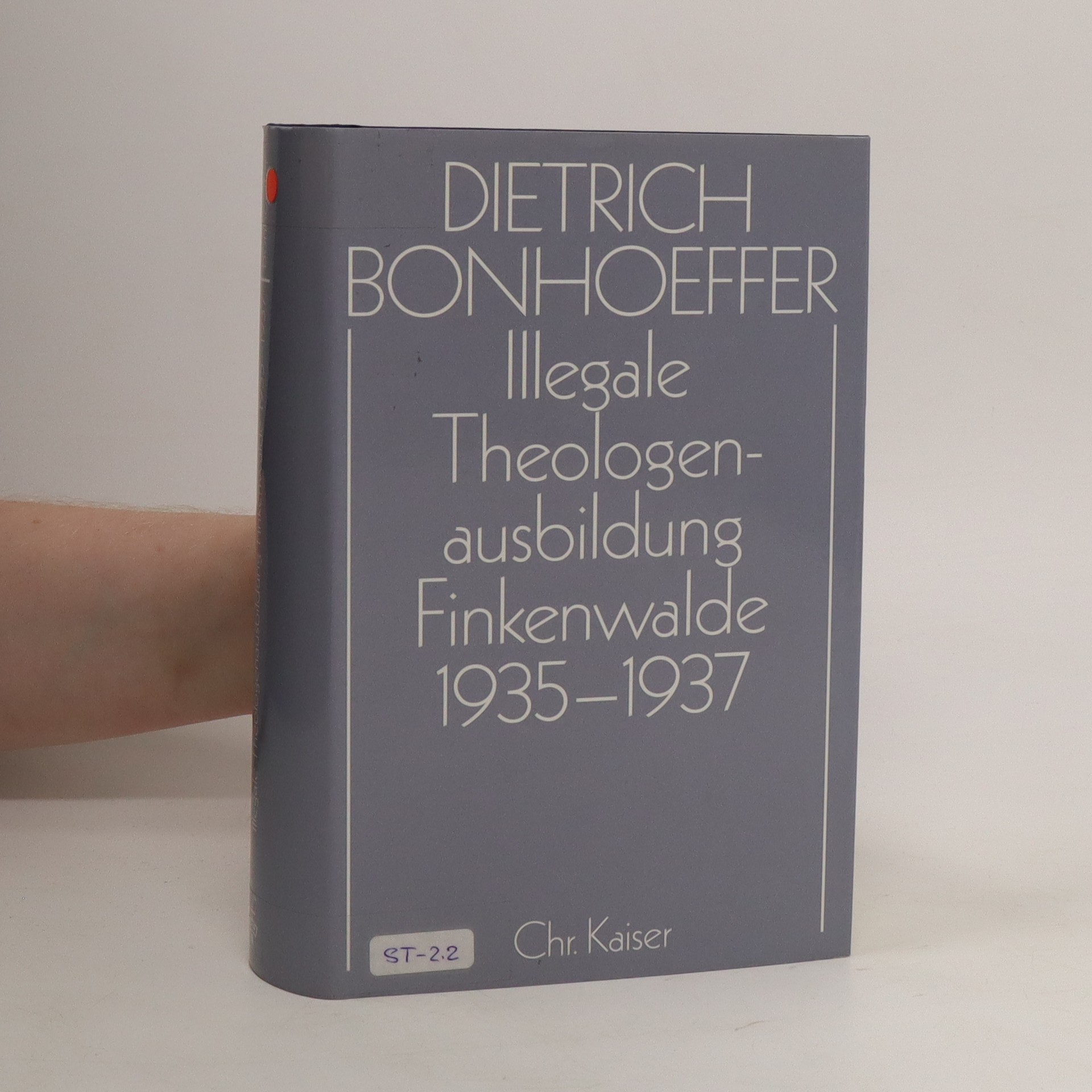 Illegale theologenausbildung : Finkenwalde 1935-1937 - Dietrich ...