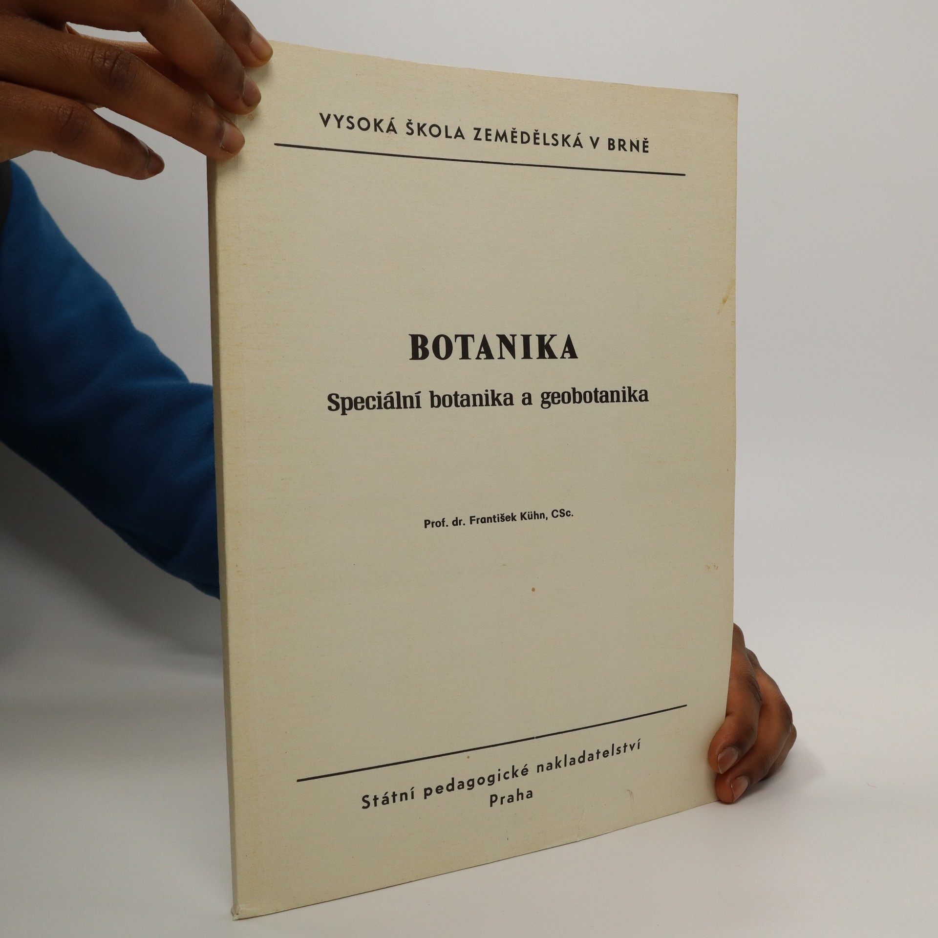 Botanika - Speciální botanika a geobotanika - Kühn, František - knihobot.cz