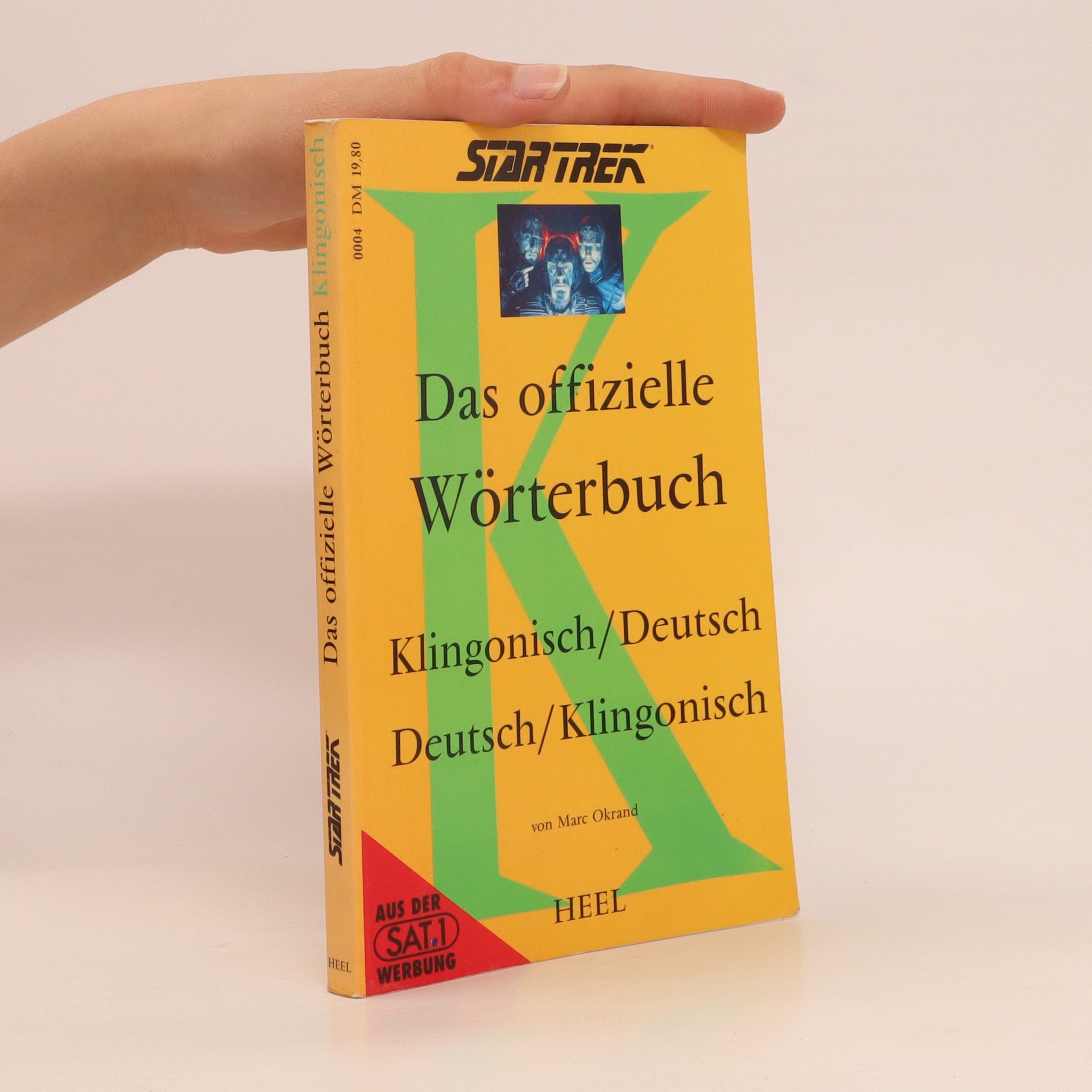 Das offizielle Wörterbuch Klingonisch, Deutsch - Deutsch, Klingonisch ...