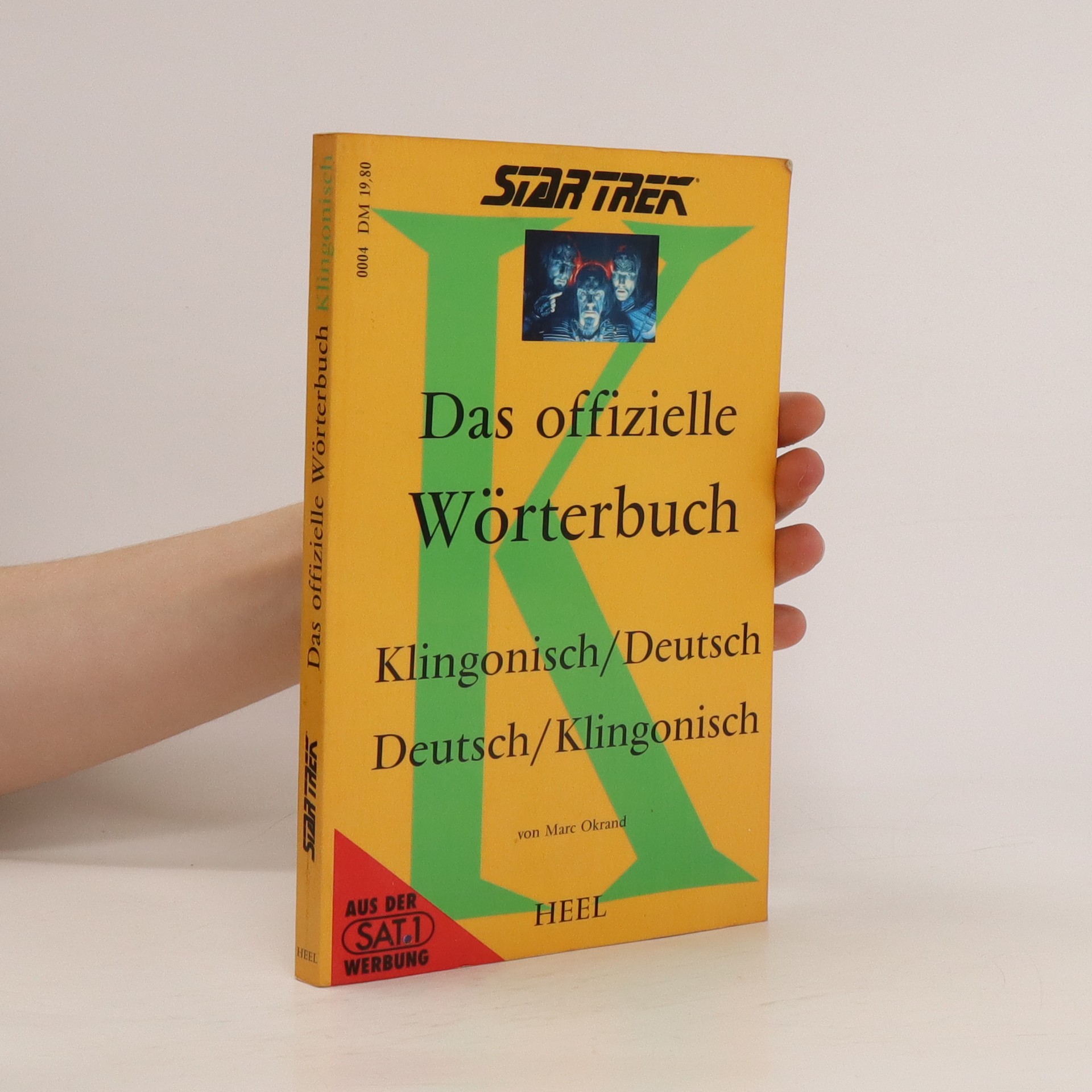 Das offizielle Wörterbuch Klingonisch, Deutsch - Deutsch, Klingonisch ...