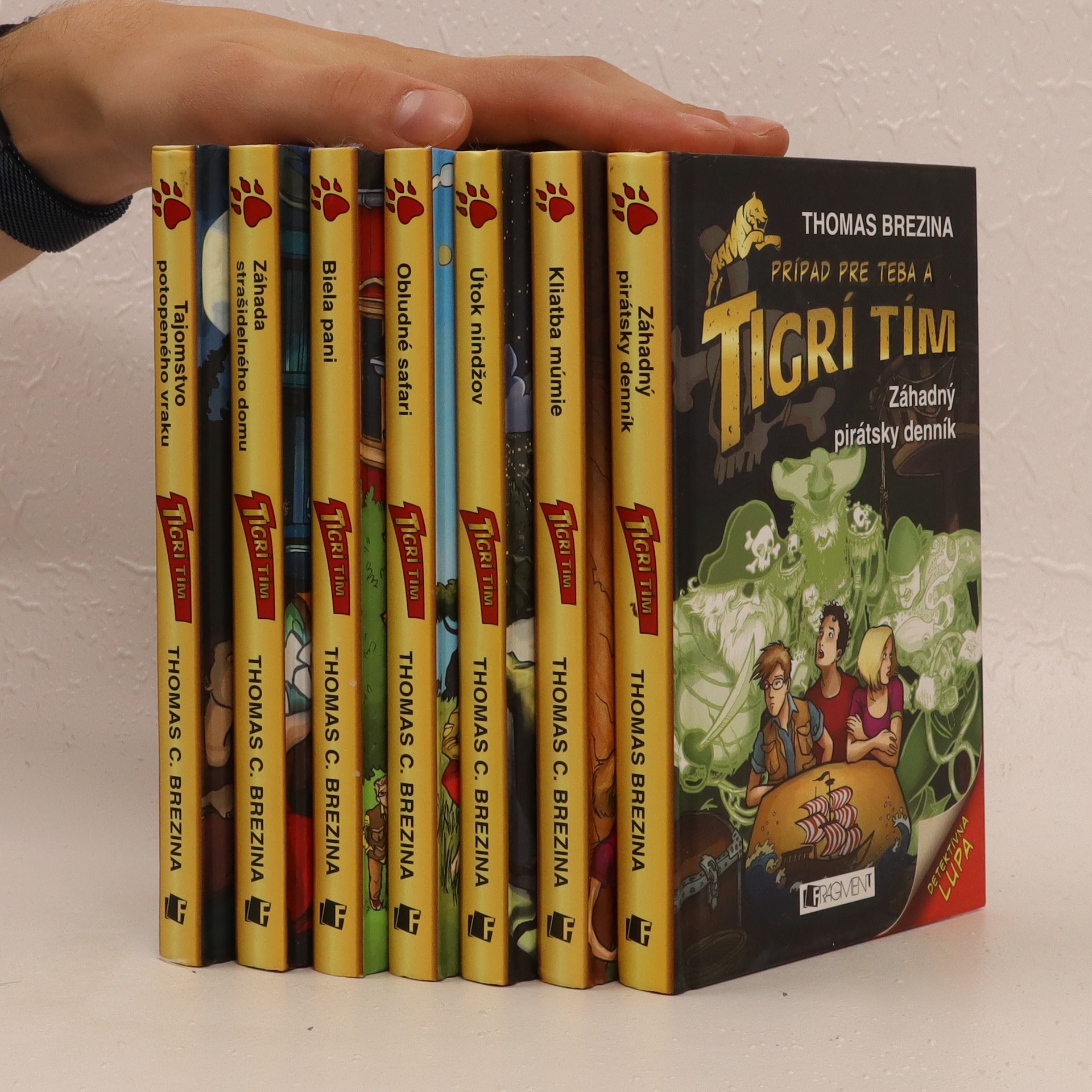 7x Tigrí tím : Záhadný pirátský denník, Kliatba múmie, Útok nindžov ...